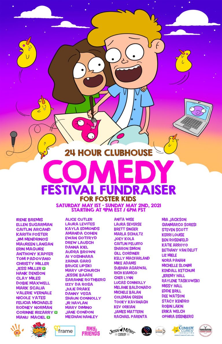OMG Comedy Club fundraiser, Sat May 1-Sun May 2, 2021 – Jane Condon